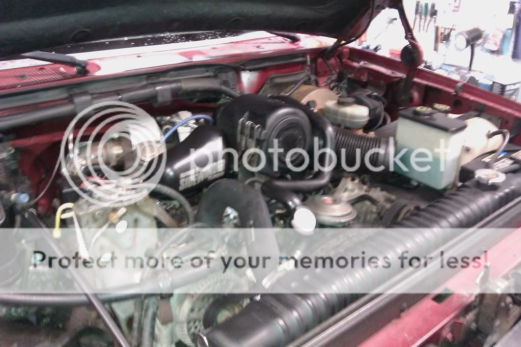 Painted my turbo - Plus intercooler finally plumbed....pics(9/15/11 ...